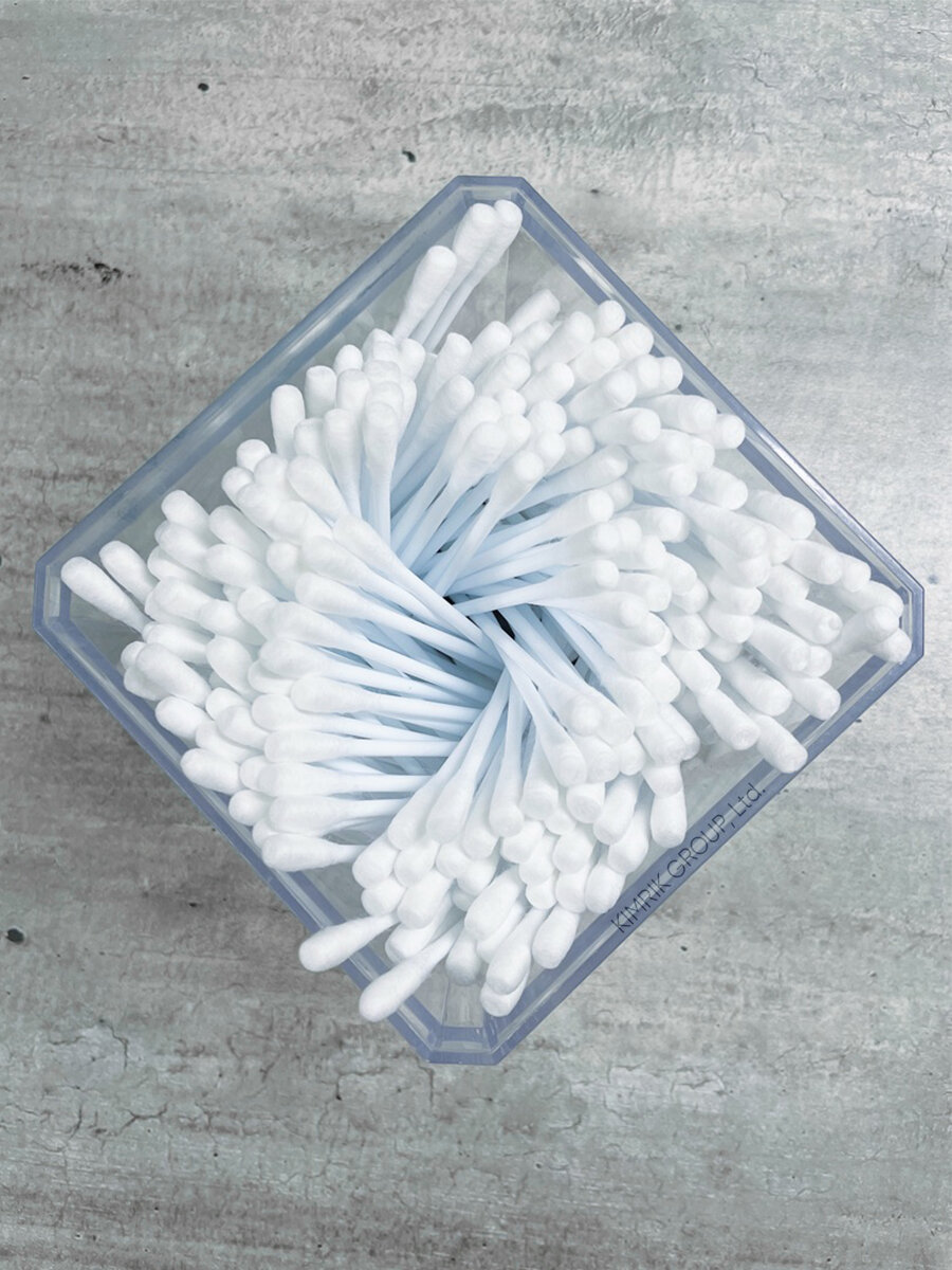 Ватные палочки косметические белые 100 штук, Емельянъ Савостинъ