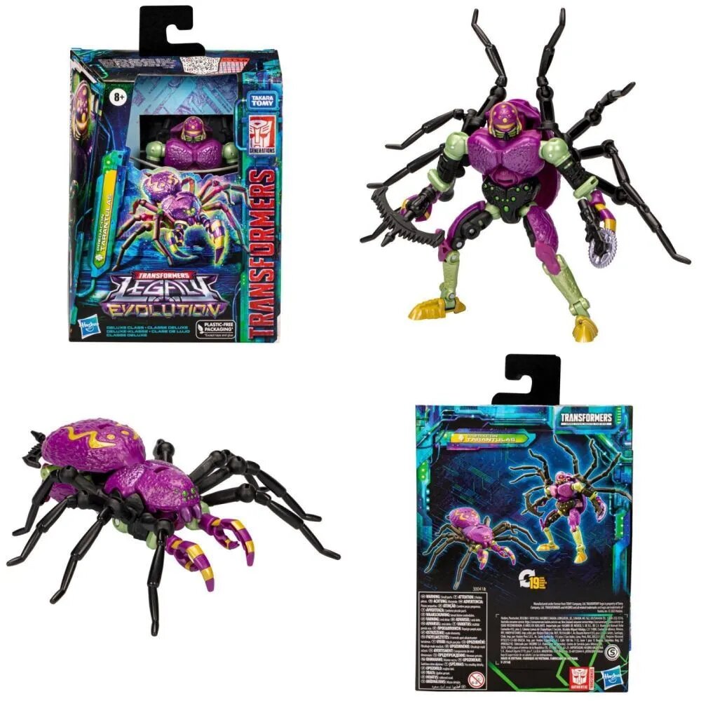 Игрушка Hasbro Трансформеры Legacy Evolution Deluxe Трансформирующая фигурка тарантула Predacon (5,5 дюйма) F7204