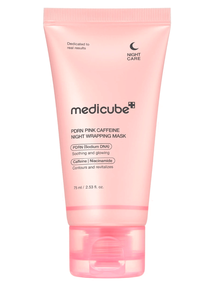 Ночная маска-плёнка с пдрн и кофеином PDRN Pink Caffeine Night Wrapping Mask, 75 мл, Medicube