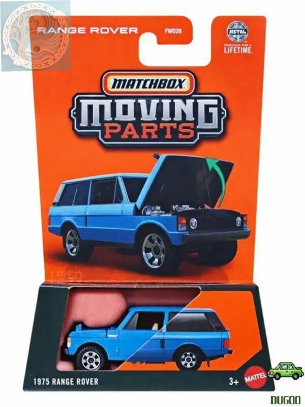 Набор игрушечных машинок Matchbox Moving Parts, масштаб 1/64, металл и пластик, 6 шт.