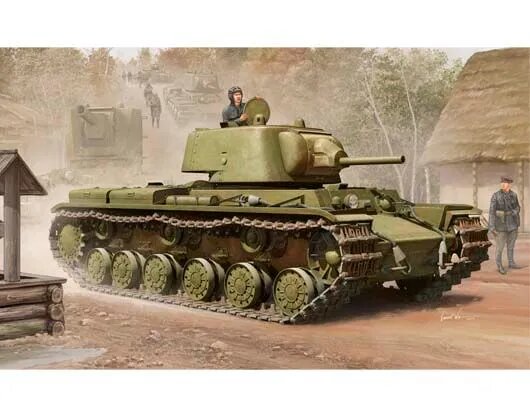 Trumpeter 01561 1/35 Сове тский башенный танк КВ-1 М1939 сборная модель
