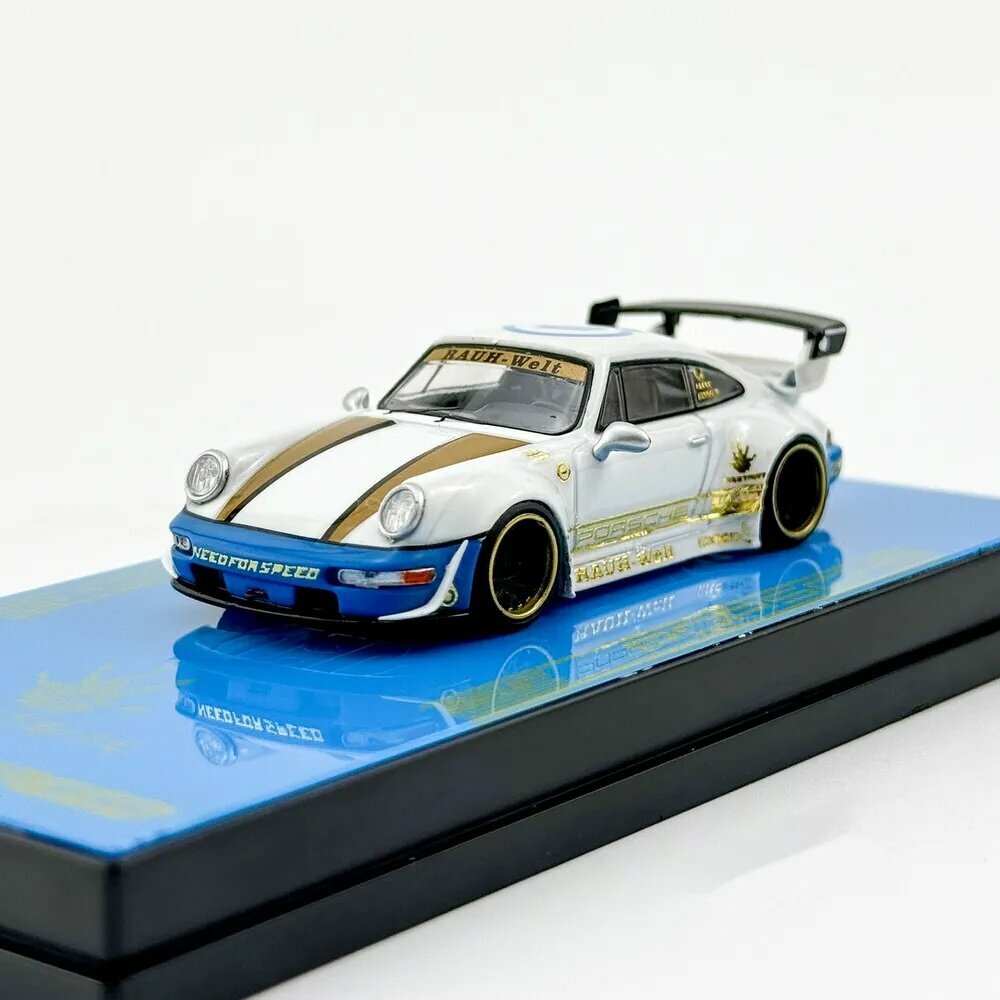 MIGO 1:64 Porsche RWB 964 NEED FOR SPEED Легковая модель автомобиля