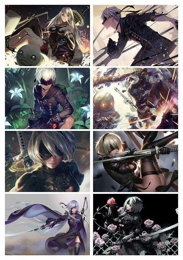 Наклейки NieR: Automata No.3