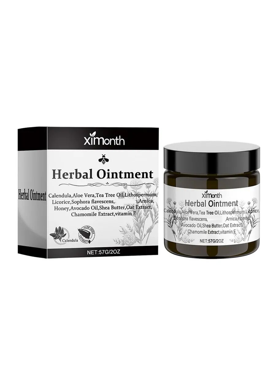 Травяная мазь для регенерации кожи, натуральная, 57г