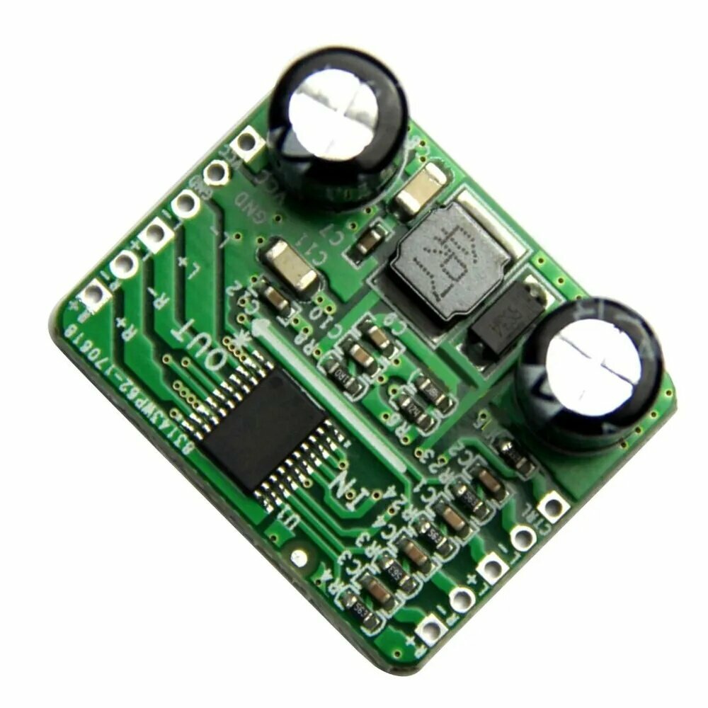 Плата цифрового усилителя мощности класса D 2x5 Вт двухканальный HT8698