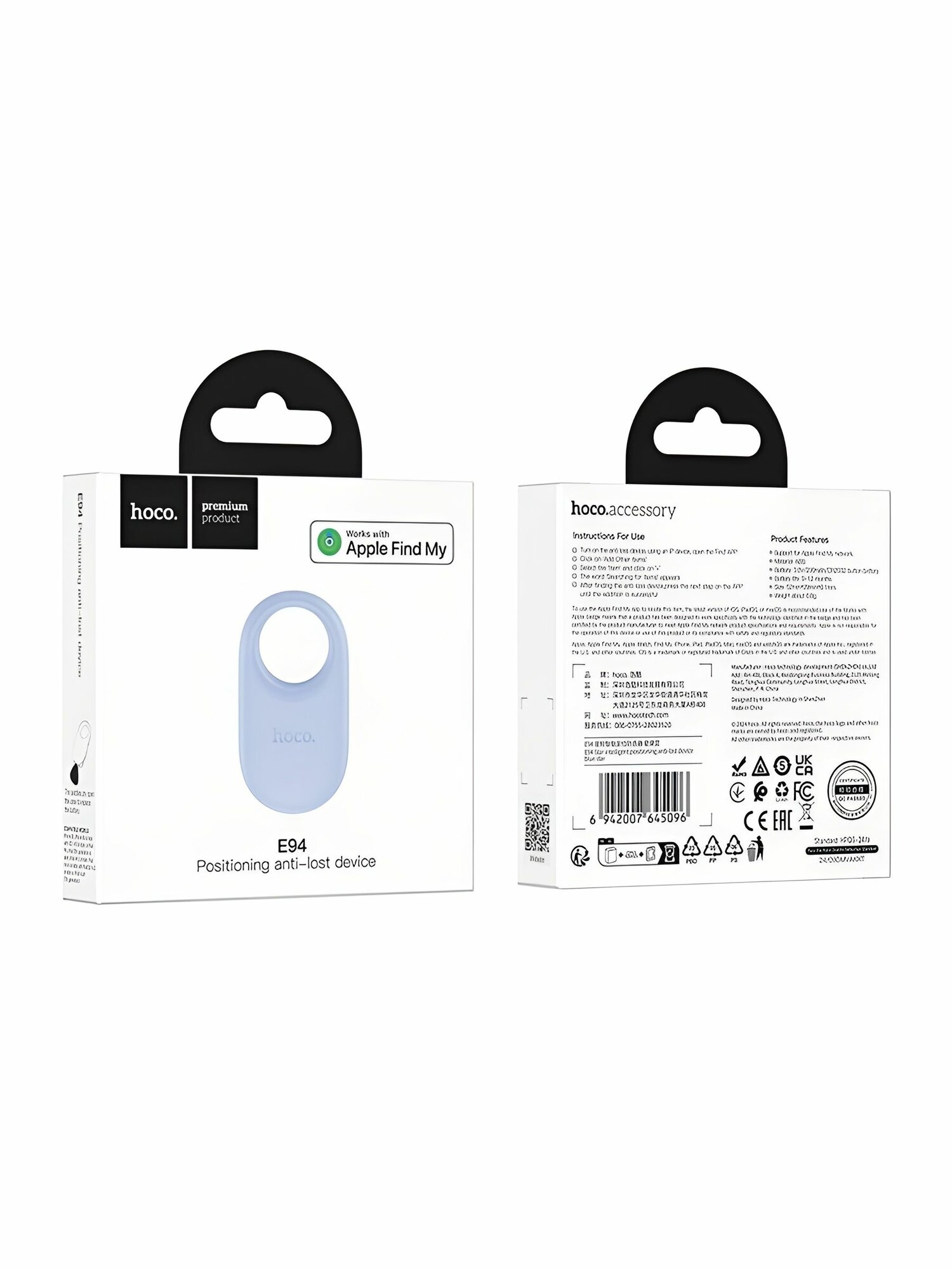 Трекер GPS Hoco E94 для авто, рюкзака и животных