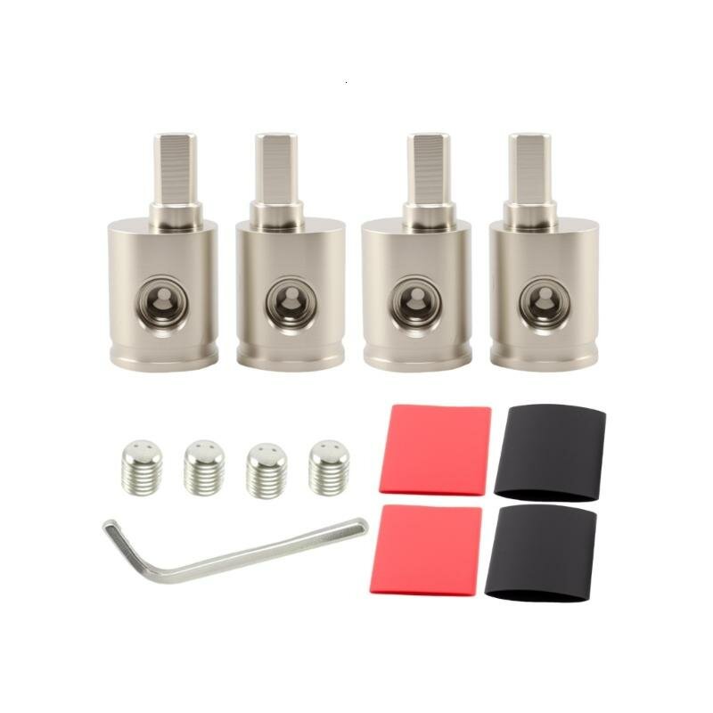 Автомобильные силовые клеммы, 2 пары, от 0GA до 4GA