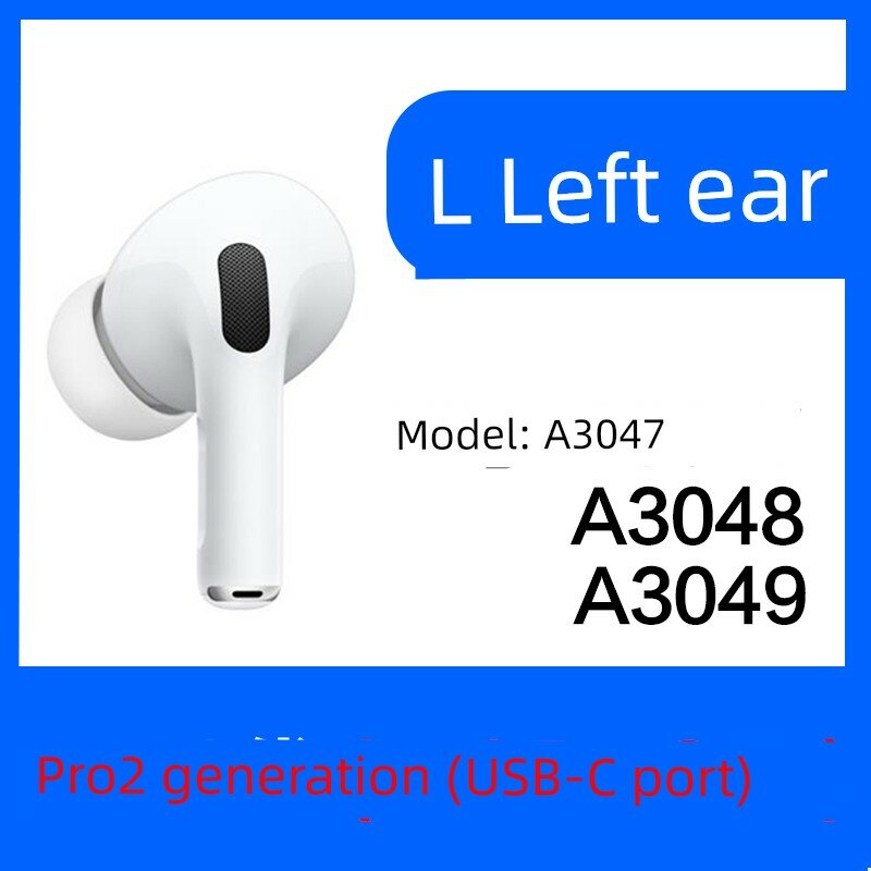 Оригинальный наушник AirPods Pro 2 с USB-C для левого уха, беспроводной Bluetooth