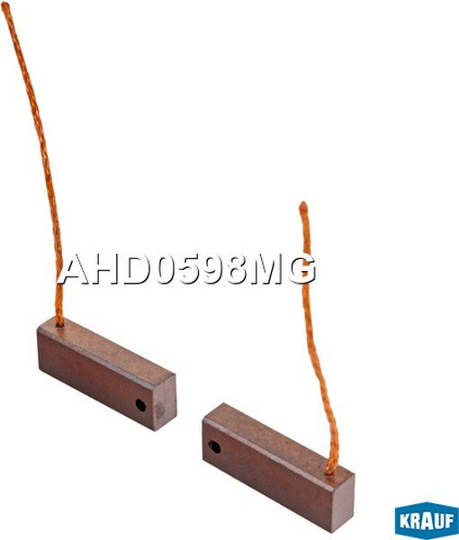Щетки генератора KRAUF AHD0598MG без держателя Daewoo Espero 1.5 16V A15Mf 02.1995-, Daewoo Nexia 1.5 G15Mf 02.1995-08.1997, Daewoo Nexia 1.5 16V A15Mf 02.1995-08.1997