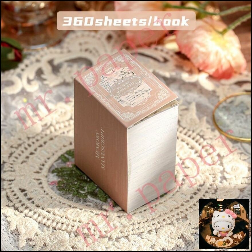 Бумага для скрапбукинга, Mr.paper, 360 листов неповторяющихся мотивов в стиле ретро оформления