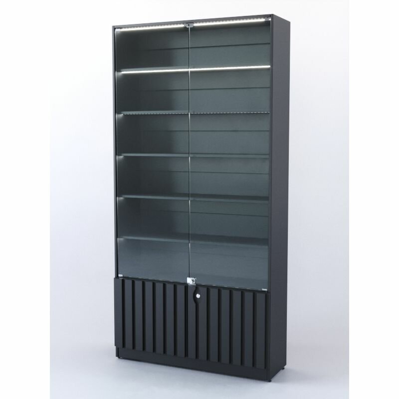 Витрина "Смоки" №1, Черный. Производитель товара - компания Westcom.