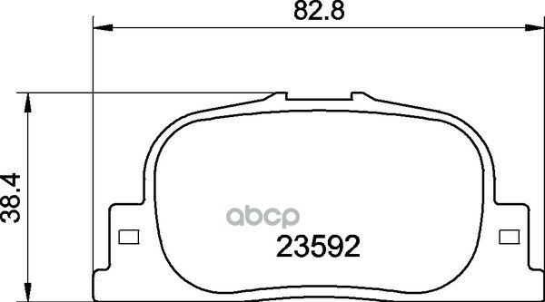 Колодки торм. зад. Mintex арт. MDB2084