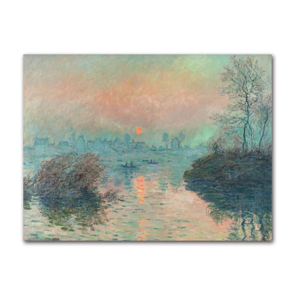 Абстрактный пейзаж на холсте 30x40см, цвет 61109-09