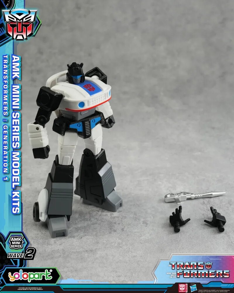 Трансформеры игрушки YOLOPARK TRANSFORMERS GENERATION ONE: AMK MINI Series (WAVE 2) Jazz сборная модель робота экшн-фигурка
