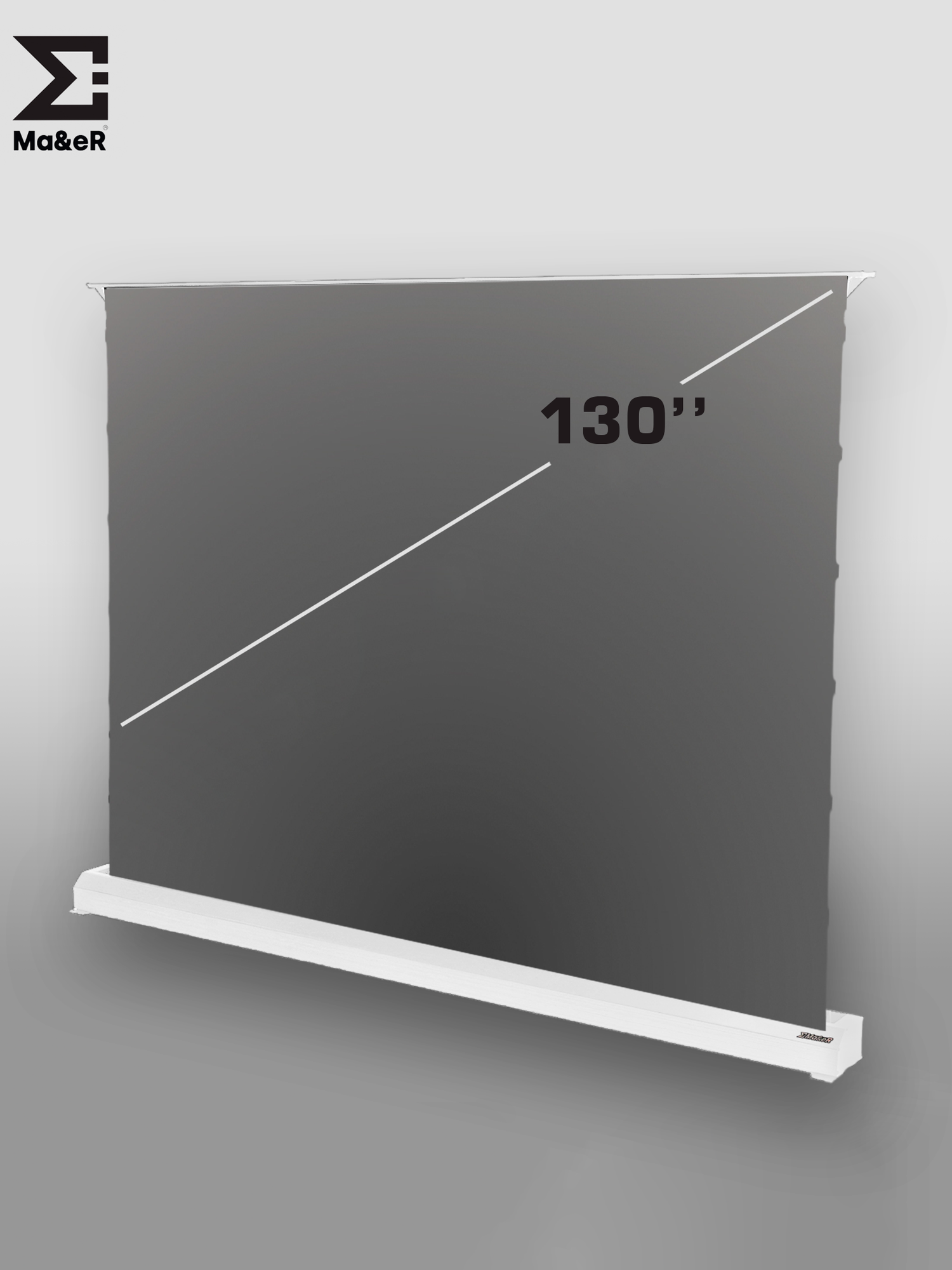 ALR Black Diamond 130" 16:9 Экран моторизированный напольный для проекторов