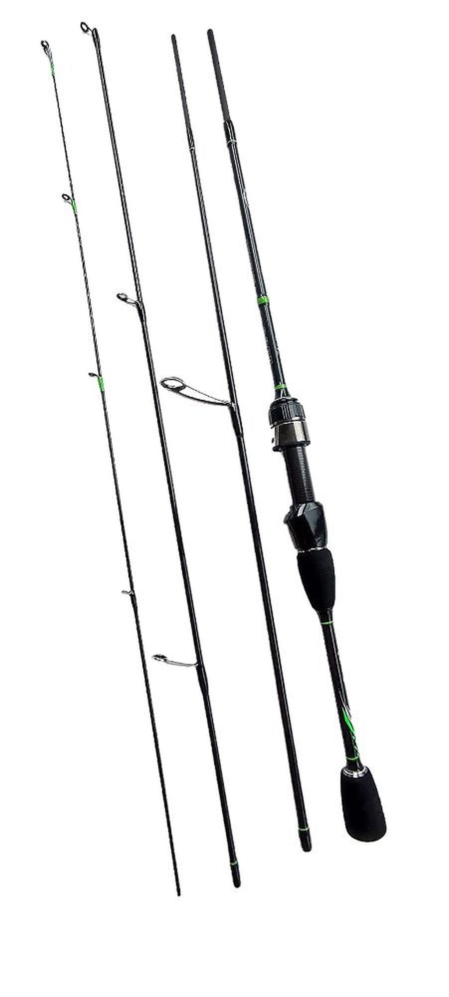 Спиннинг Dayo "Delicate", штекерный, карбон, 198см, тест 0,5-5гр, чёрный