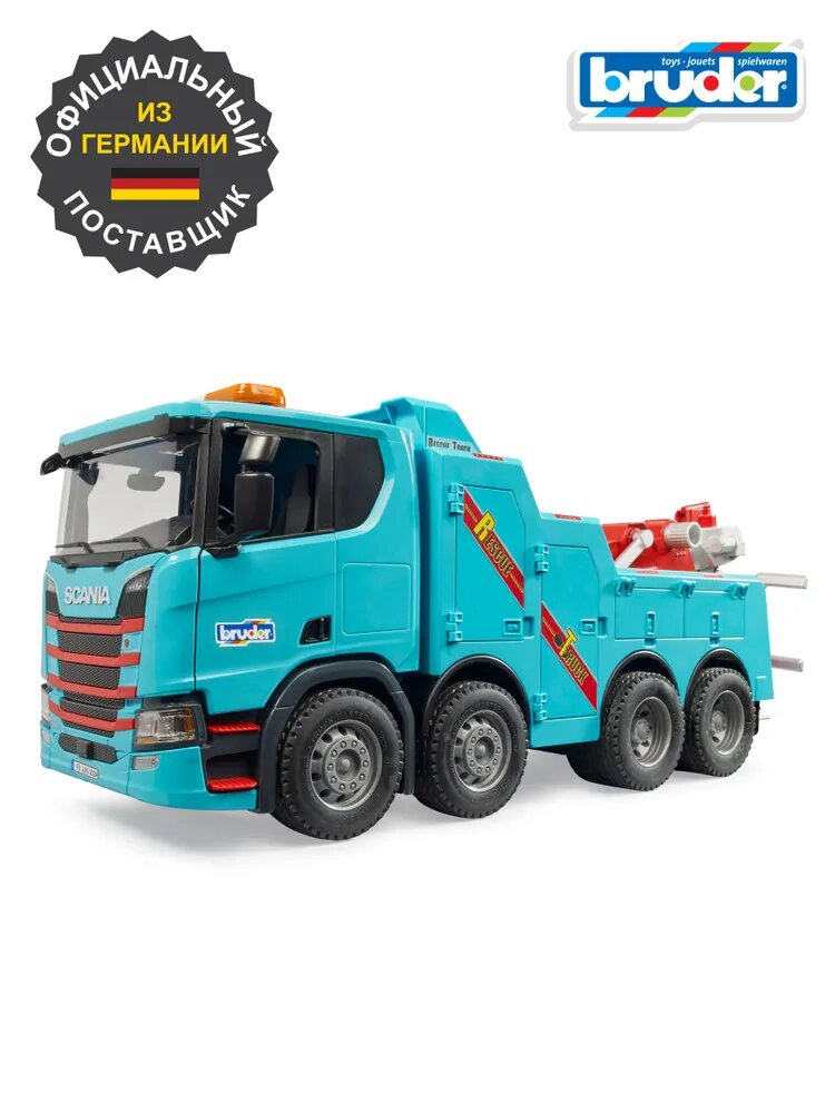 Машинка Bruder Эвакуатор Scania Super 560R со световыми и звуковыми эффектами, Брудер, 03-553