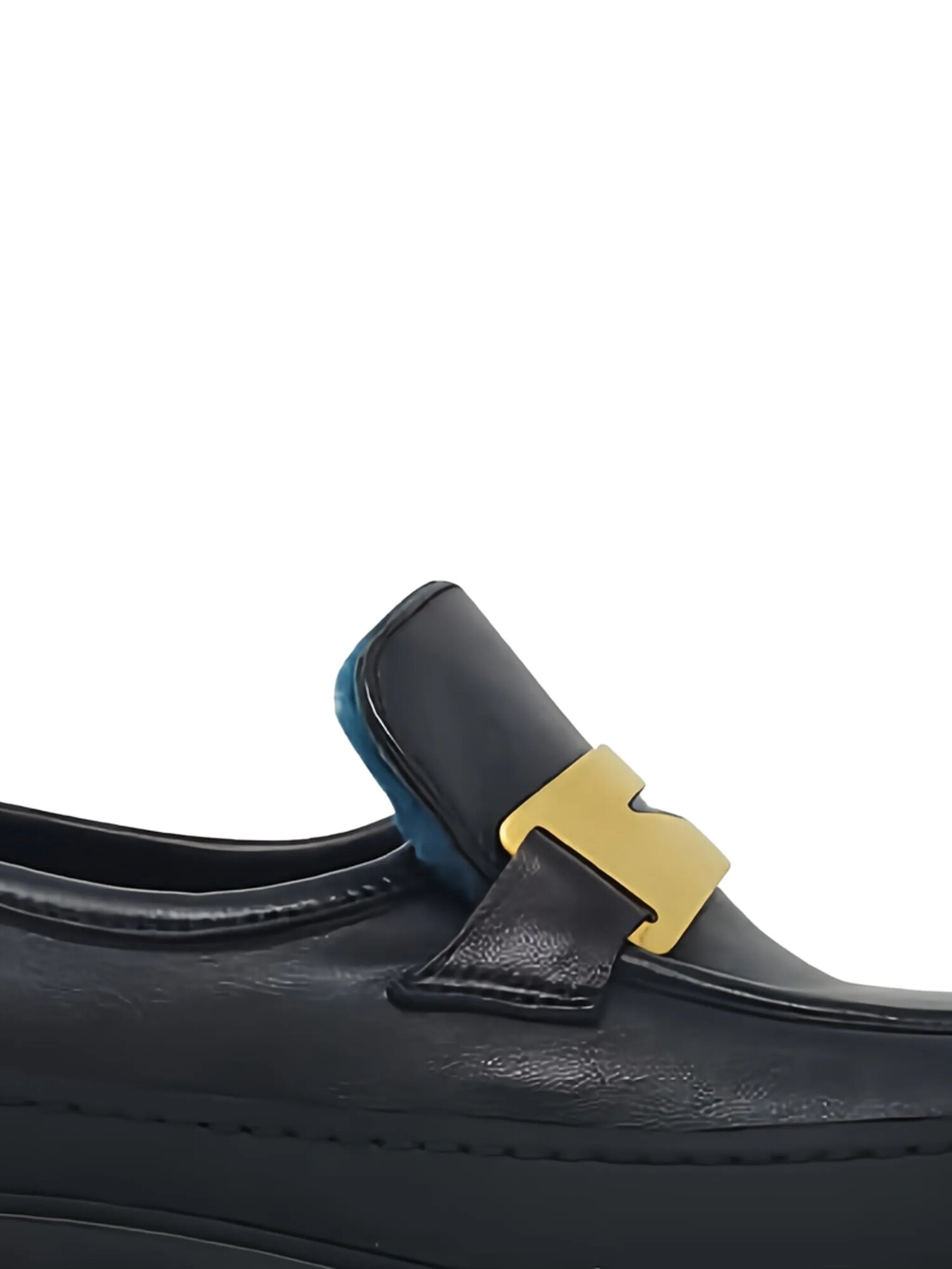 Лоферы Madison Maison Shearling-lining loafers, размер 37, black/black — фото 1