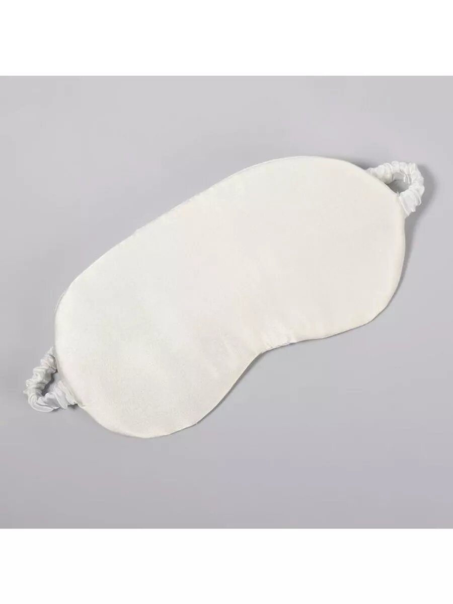 Маска для сна "шёлк", 19 × 10 см, резинка одинарная