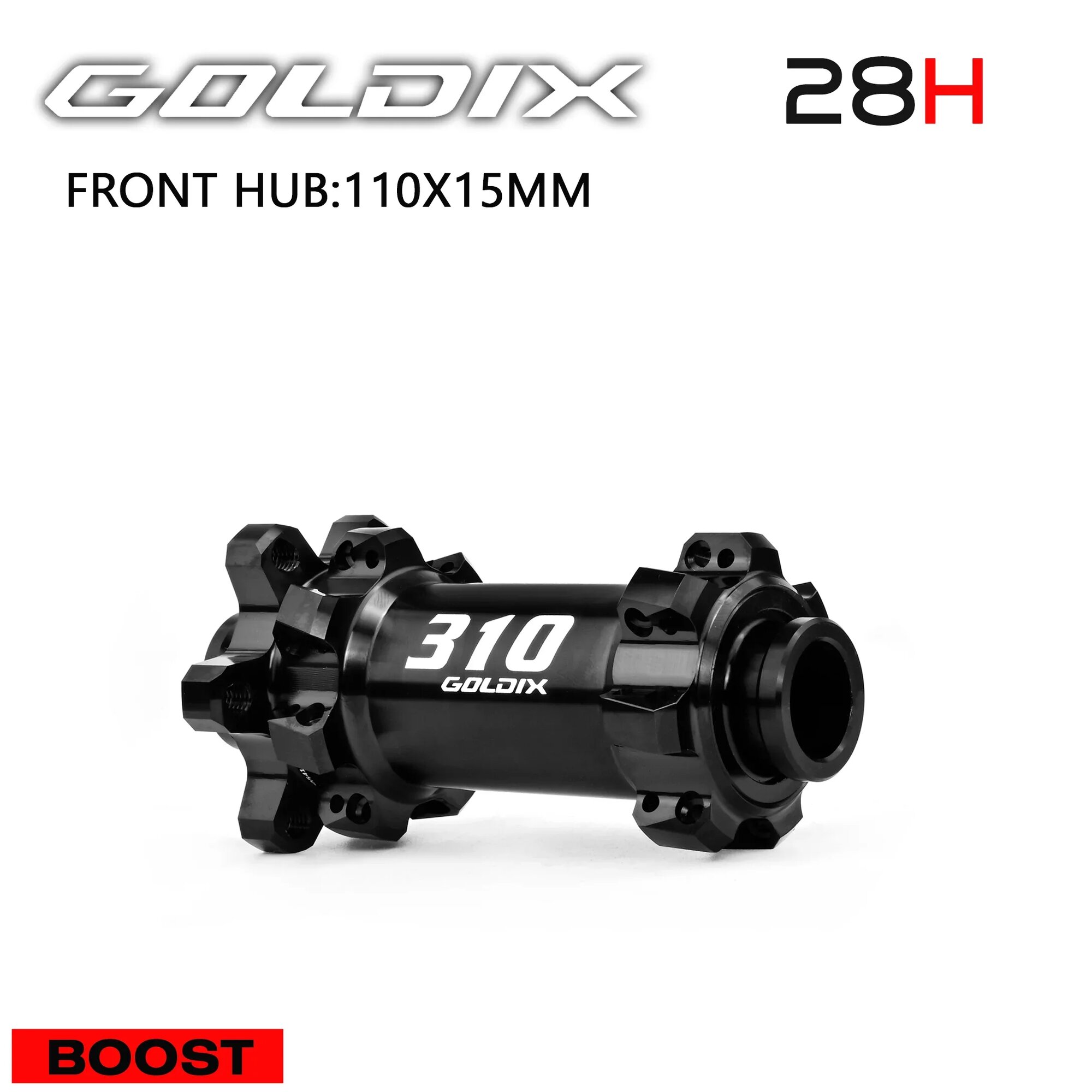 GOLDIX M310 MTB Втулка передняя 28H 110x15