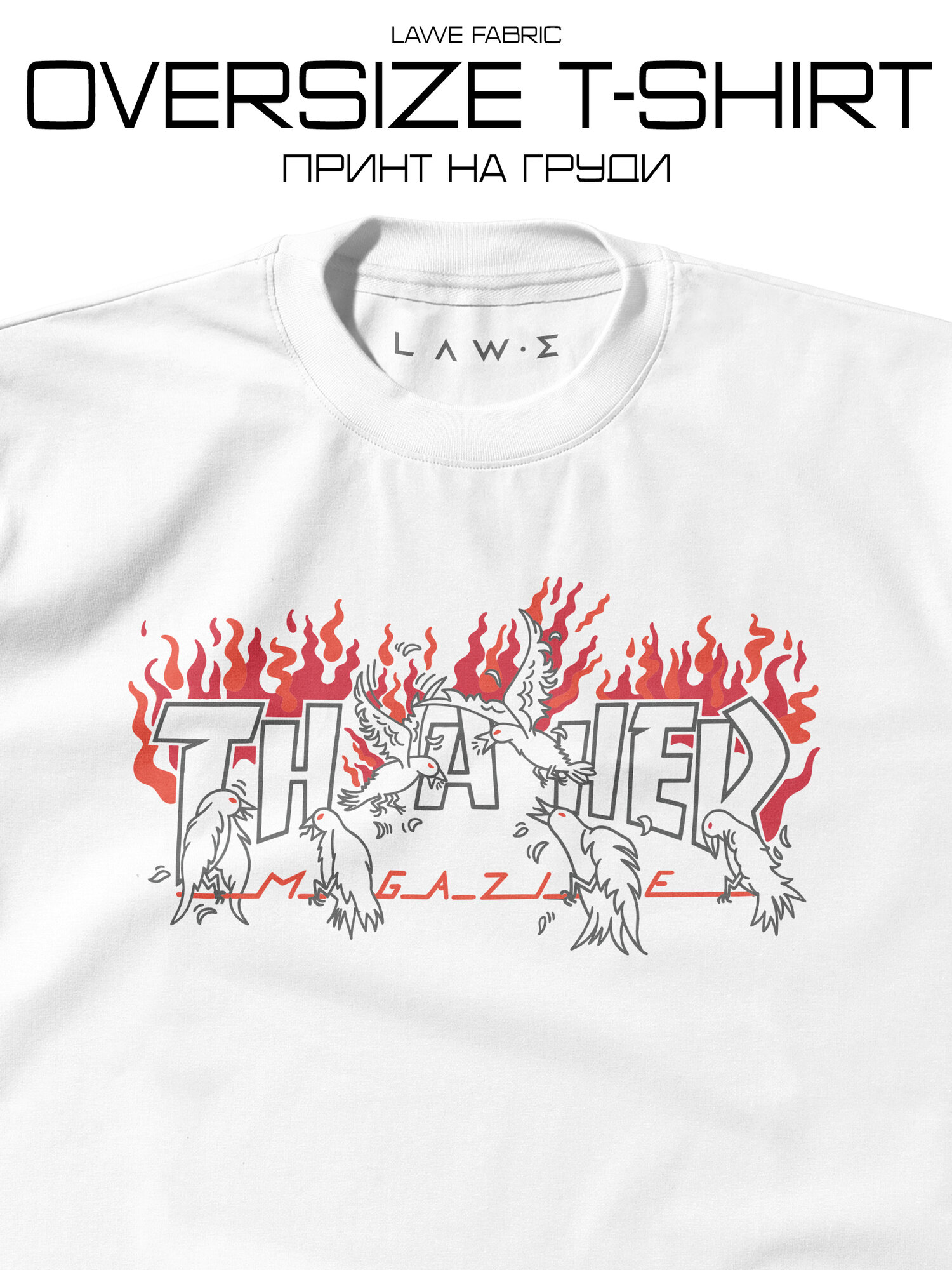 Футболка Thrasher Crows
