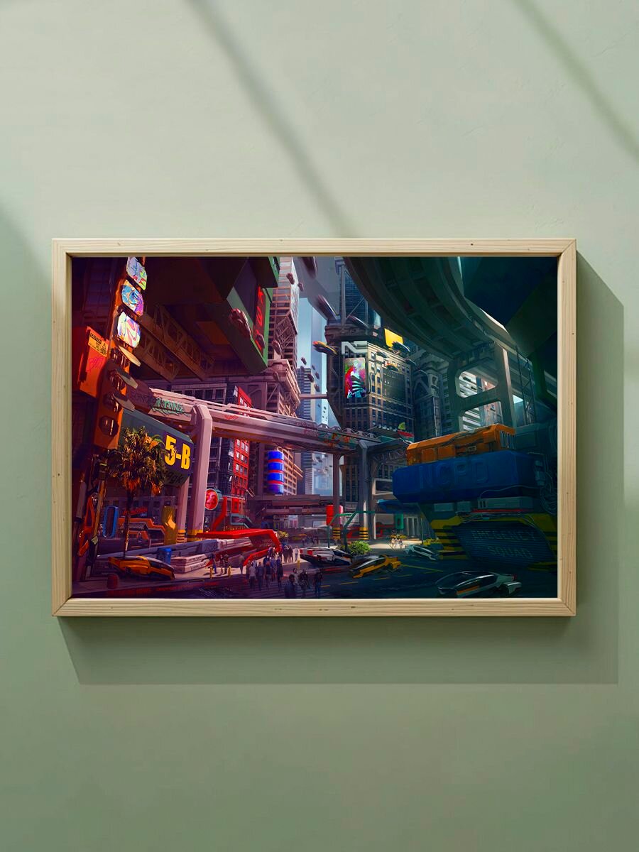Постер, плакат на стену Cyberpunk 2077 Киберпанк (А3)