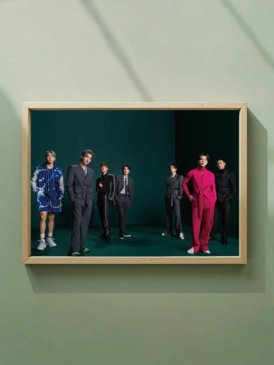 Постер, плакат на стену BTS K-Pop (А3)