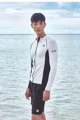 Корейский гидрокостюм для женщин, раздельный купальник с длинными рукавами для мужчин и женщин, быстросохнущий,