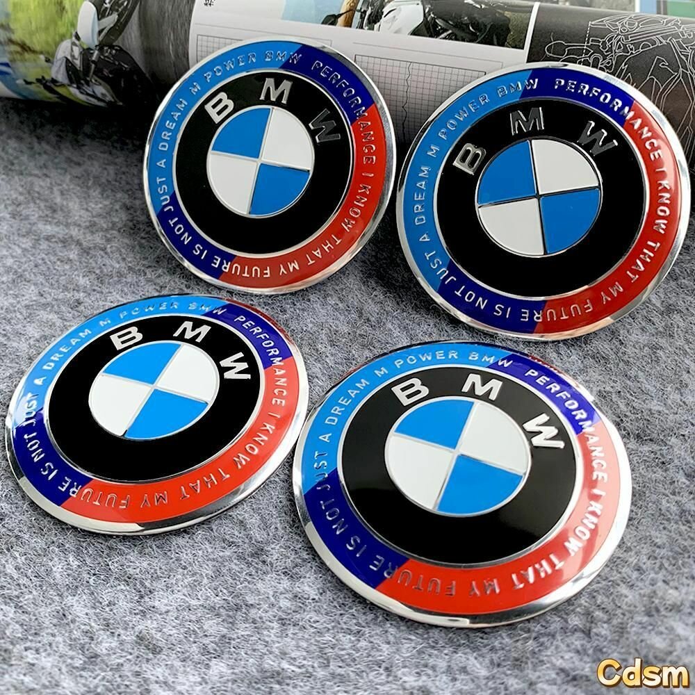 Наклейки с логотипом автомобиля BMW, наклейки с 3d-значками для колесных дисков, автозапчасти