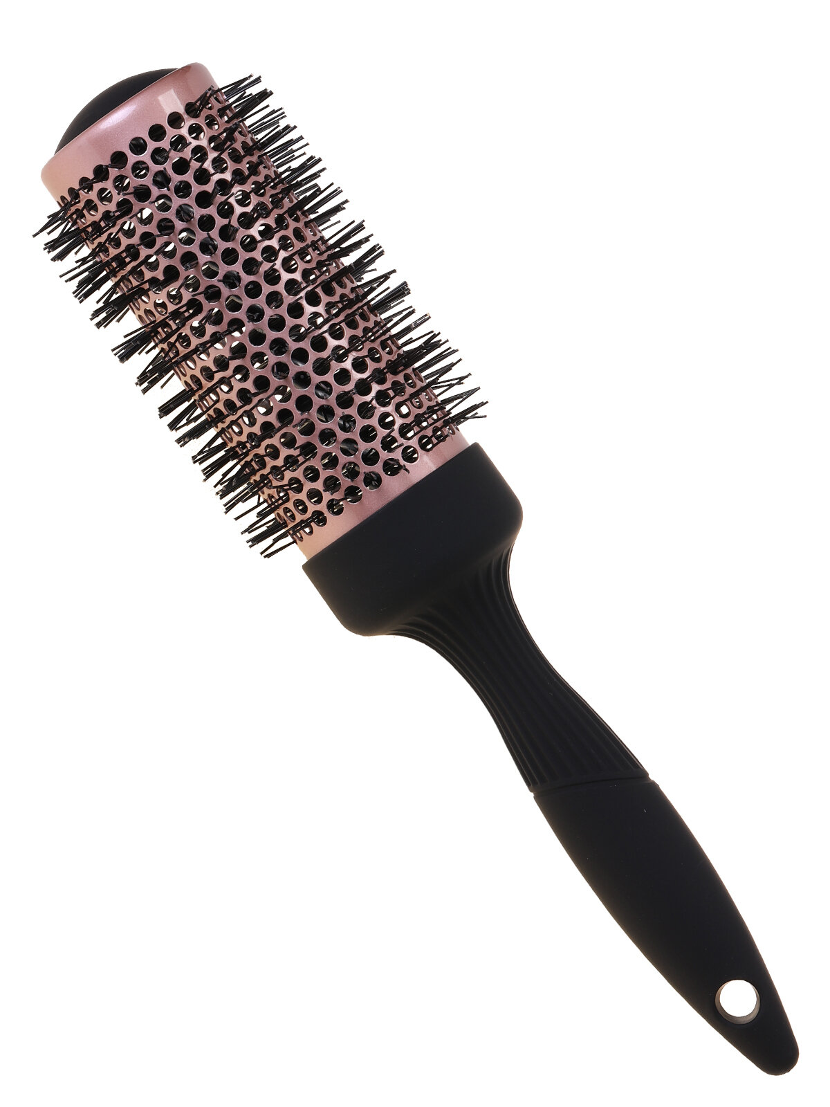 Термобрашинг для укладки волос Harizma, для укладки, 44мм, черный, продувной