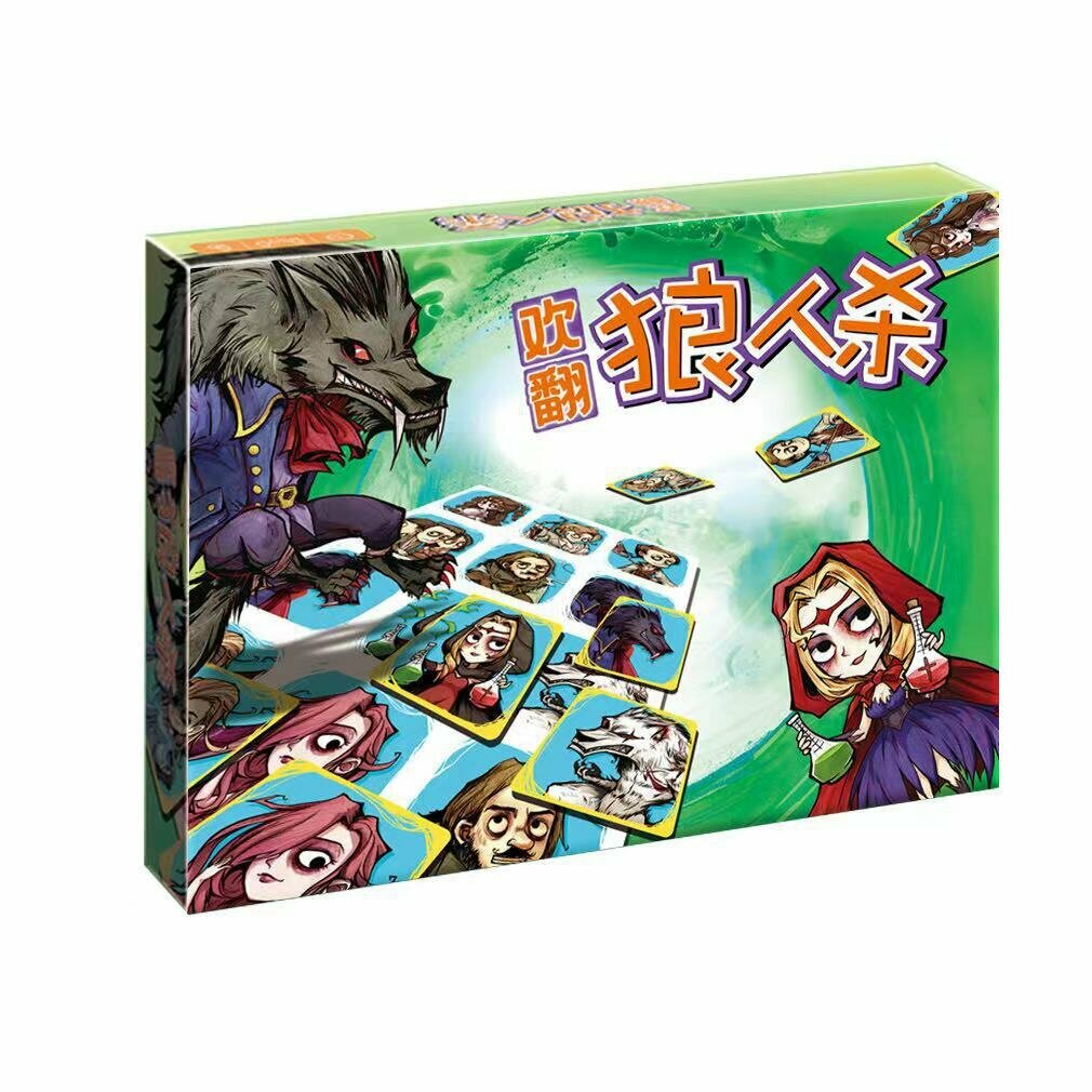 Foxmind Flip It Карточная игра Волки и Овцы обучающая игрушка для детей 4-8 лет