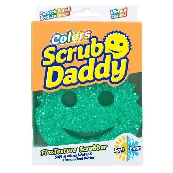 Scrub Daddy Губка универсальная, 1 шт, для посуды, пола, сантехники, пенополиуретан