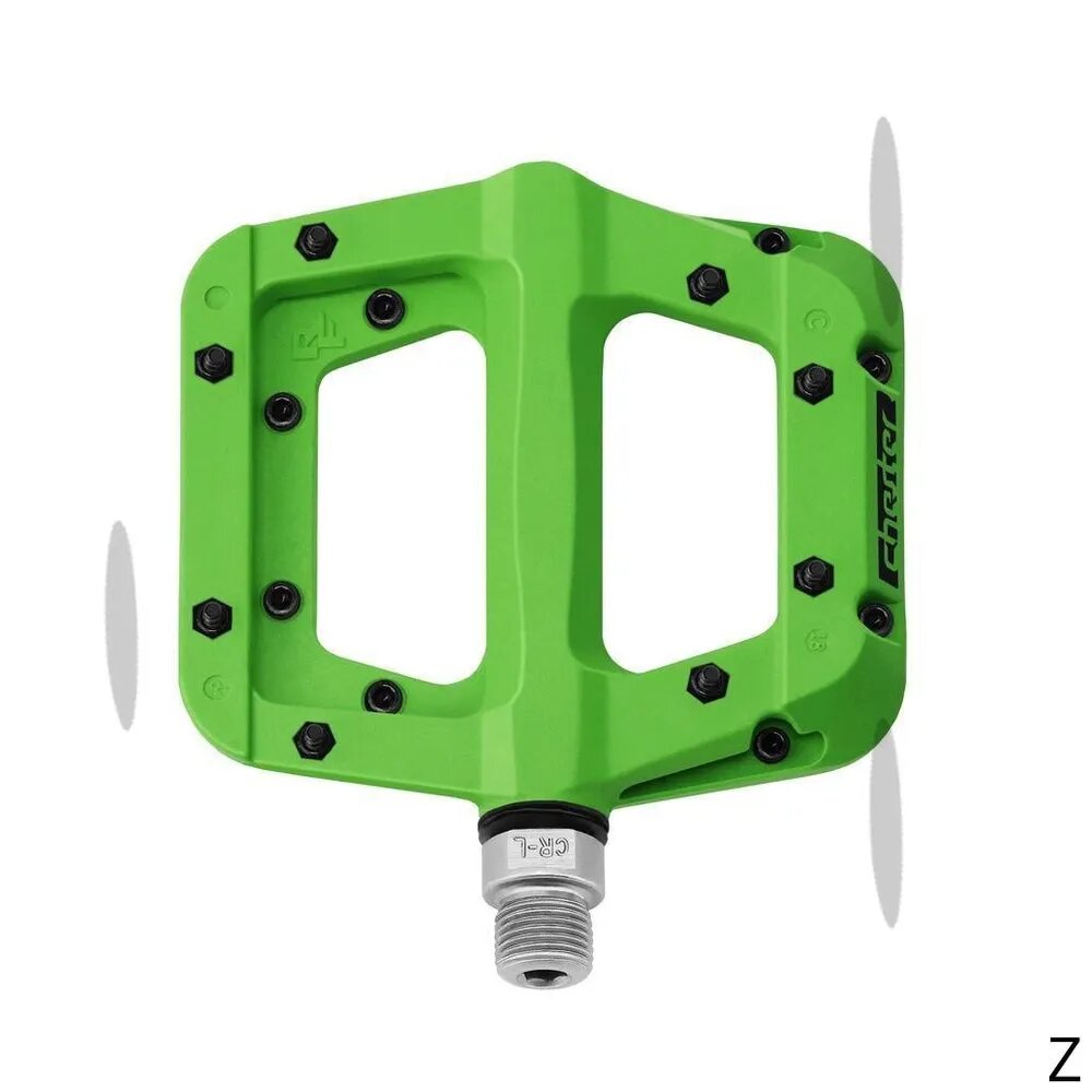 Race Face Chester Pedals Супер красивый трамвай с мягким хвостом, Горная плоская педаль, Старая модель, зеленыйLZ
