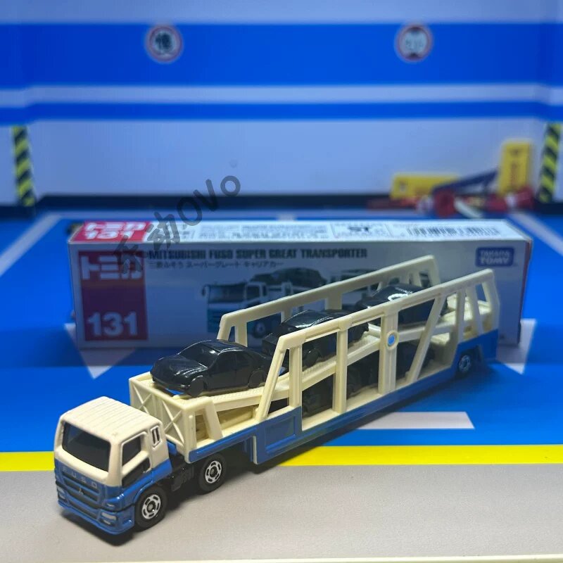 131 TOMY Dinky Mitsubishi Автомобильный перевозчик Сплавное литье Модельная машинка, Транспортная игрушка, Масштаб 1:64