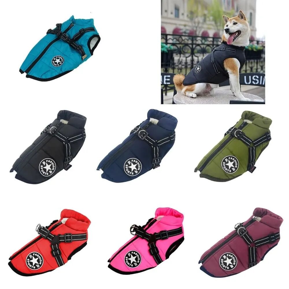 Теплая куртка для собак, 2 - M — фото 1