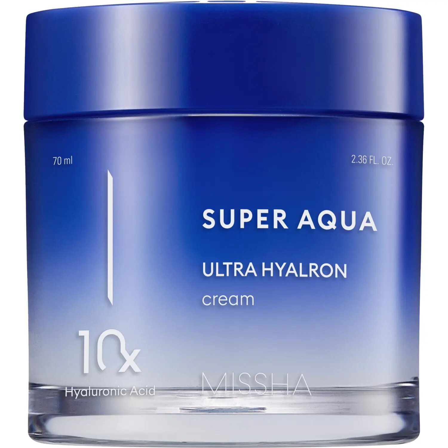 Крем для лица Missha Ultra Hyalron Super Aqua, увлажняющий, для всех типов, 70мл