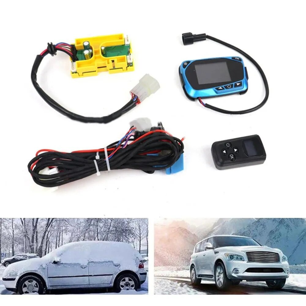 1x 12v/24v пульт дистанционного управления ЖК-переключателем мощностью 5-8 кВт и контроллер материнской платы для стояночного обогревателя