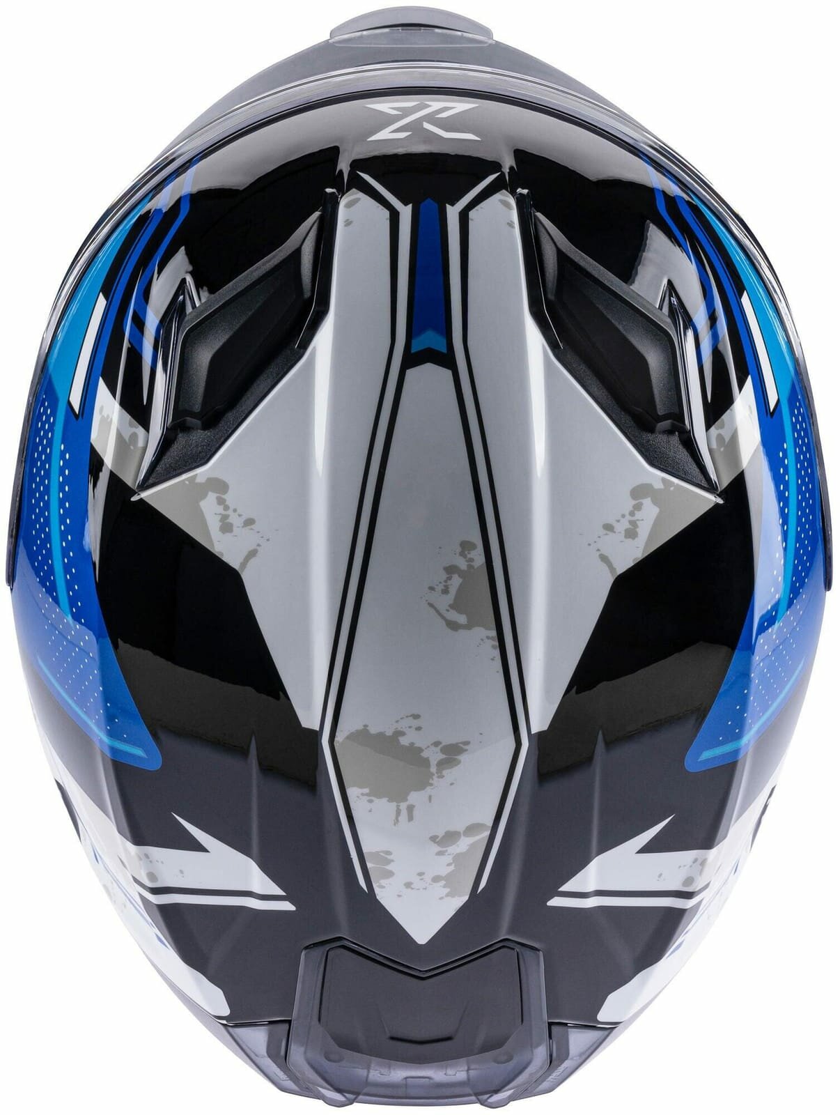 DECATHLON шлем защитный SKF SPEC-X SX-82.03 R1 Stinger, синий/черный/белый, размер 52-58 см