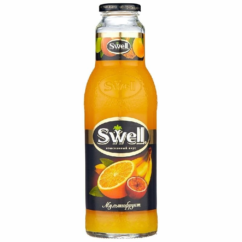 Нектар SWELL Мультифрукт для детского питания с мякотью 0,75л