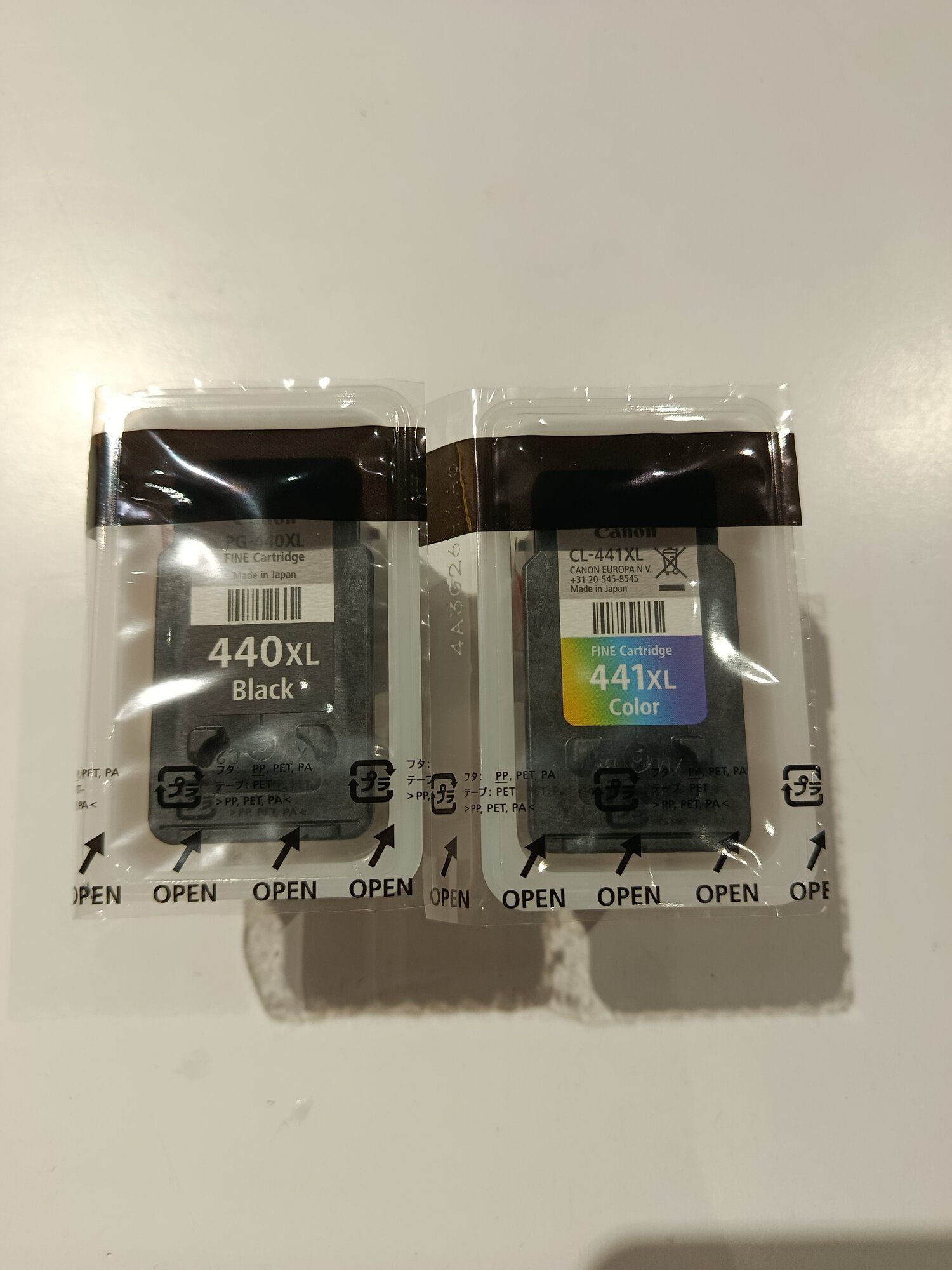 Комплект картриджей Canon Тех пак CL-441XL и PG-440XL (цветной и черный), оригинальные, 5216B001/5221B001 для Canon Pixma