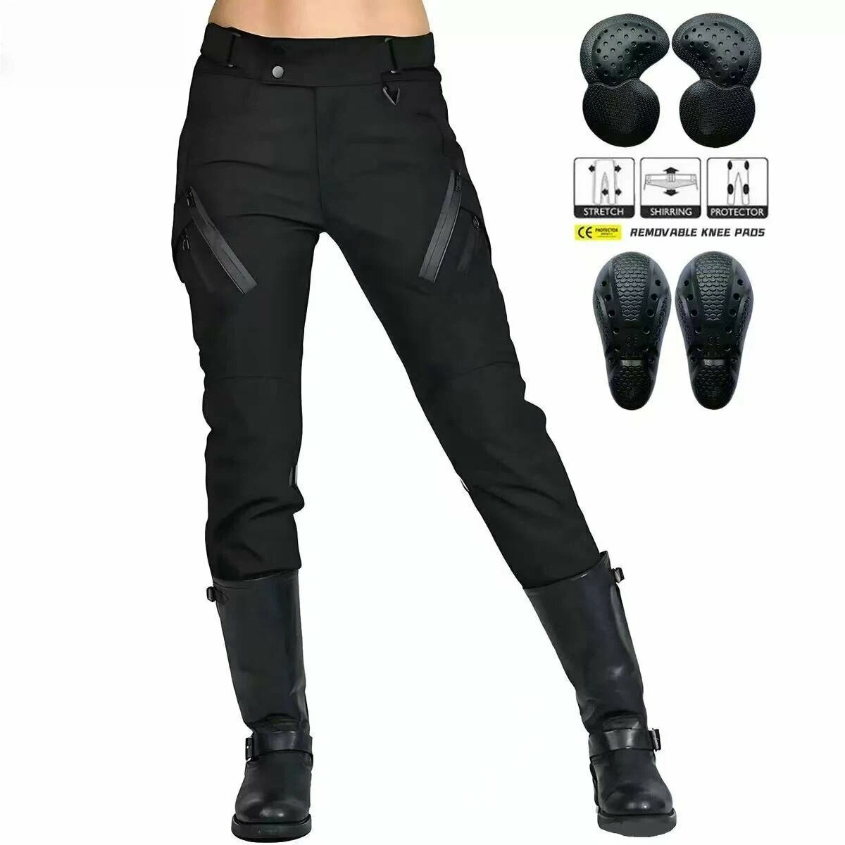 Женские мотоштаны Экипировка защитная Мотоджинсы ASPOLIFE M