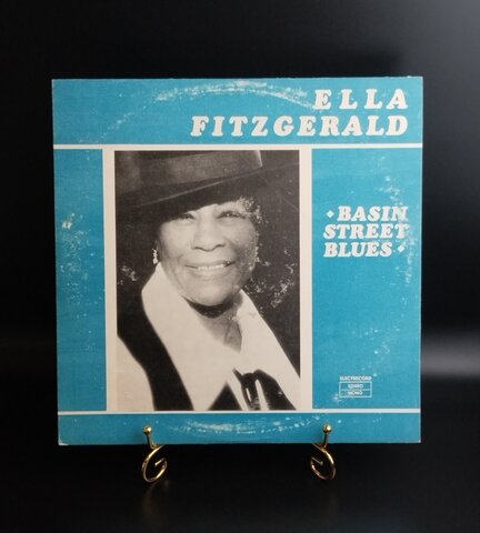 LP Элла Фитцджеральд - Basin Street Blues. Виниловая пластинка 12 дюймов. Румыния.