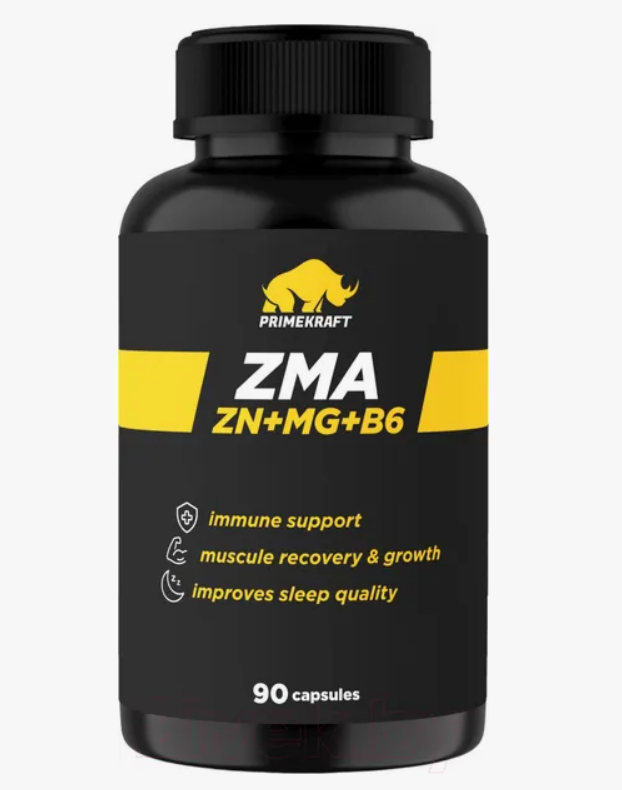 Prime Kraft Витаминный комплекс ЗМА (Цинк+Магний+В6) 90 капсул