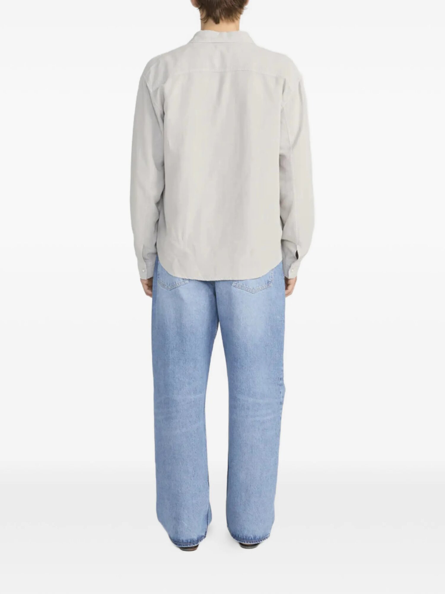 Рубашка Frame Buttoned shirt, размер L, grey — фото 1