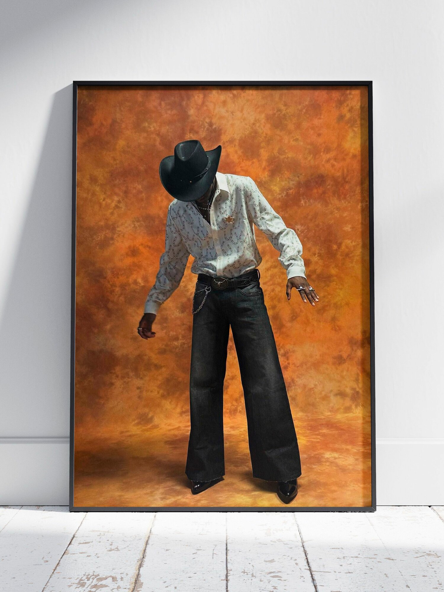 Плакат на стену для интерьера Ковбойский Стиль (Cowboycore Style 10) - Постер по моде и эстетике формата A4 (21x30 см)