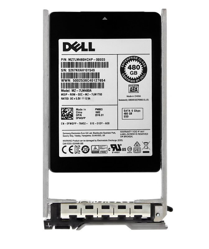 Жесткий диск Dell 0FWGFP 480Gb SATAIII 2,5" SSD