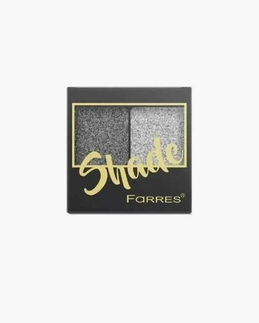 Тени для век FARRES 1007 -08 мокрый асфальт Shade 2 цвета