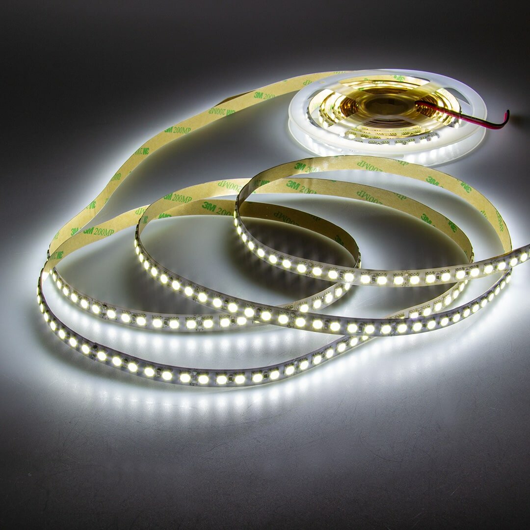 Светодиодная лента Standart PRO class, 5050, 120 led/m, двухрядная, white, 24V, IP20, P133