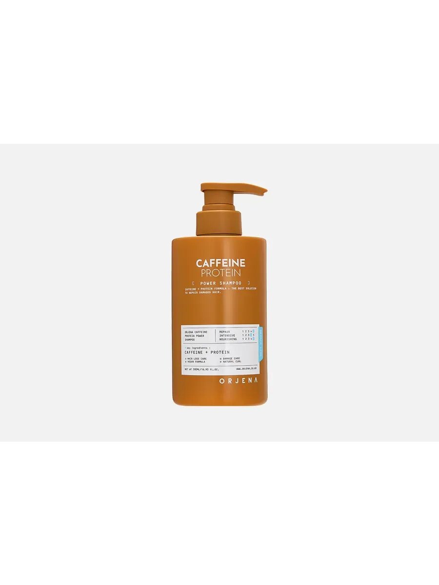 ORJENA Caffeine Protein Power Shampoo Шампунь для вол 500мл