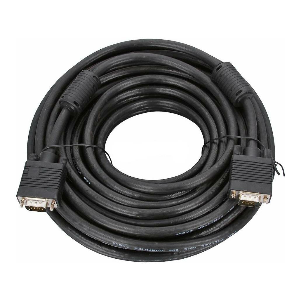 Кабель VGA 20м 5bites APC-133-200 круглый черный